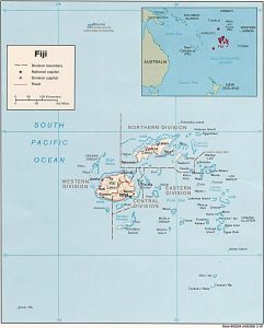 Fiji Map: Detailed Island Locations - Turtle Island